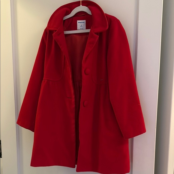 Mayoral | Jackets & Coats | Red Kids Coat By Mayoral | Poshmark